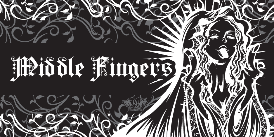 middle fingers web site